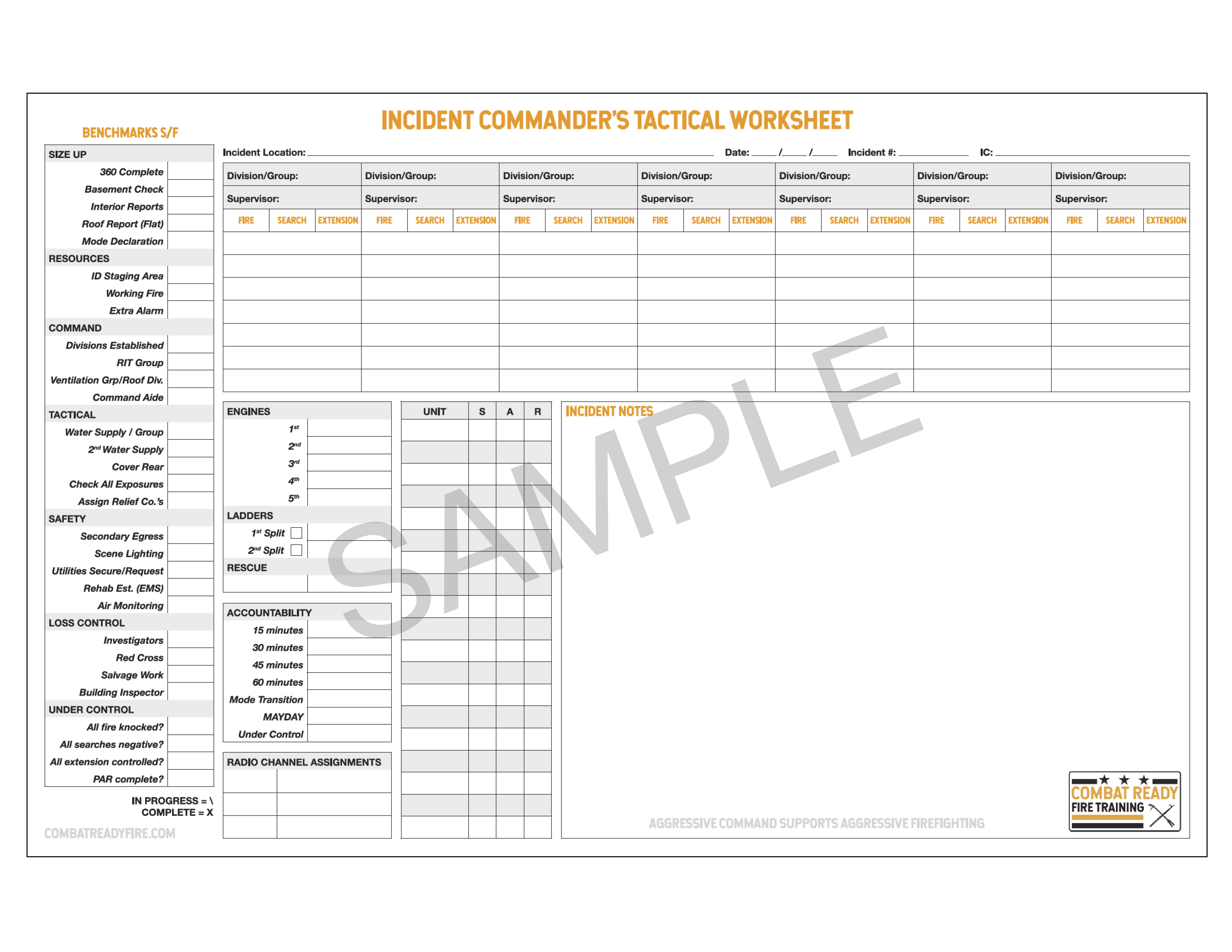 Command Board - Heavy Duty Aluminum – combatreadyfire